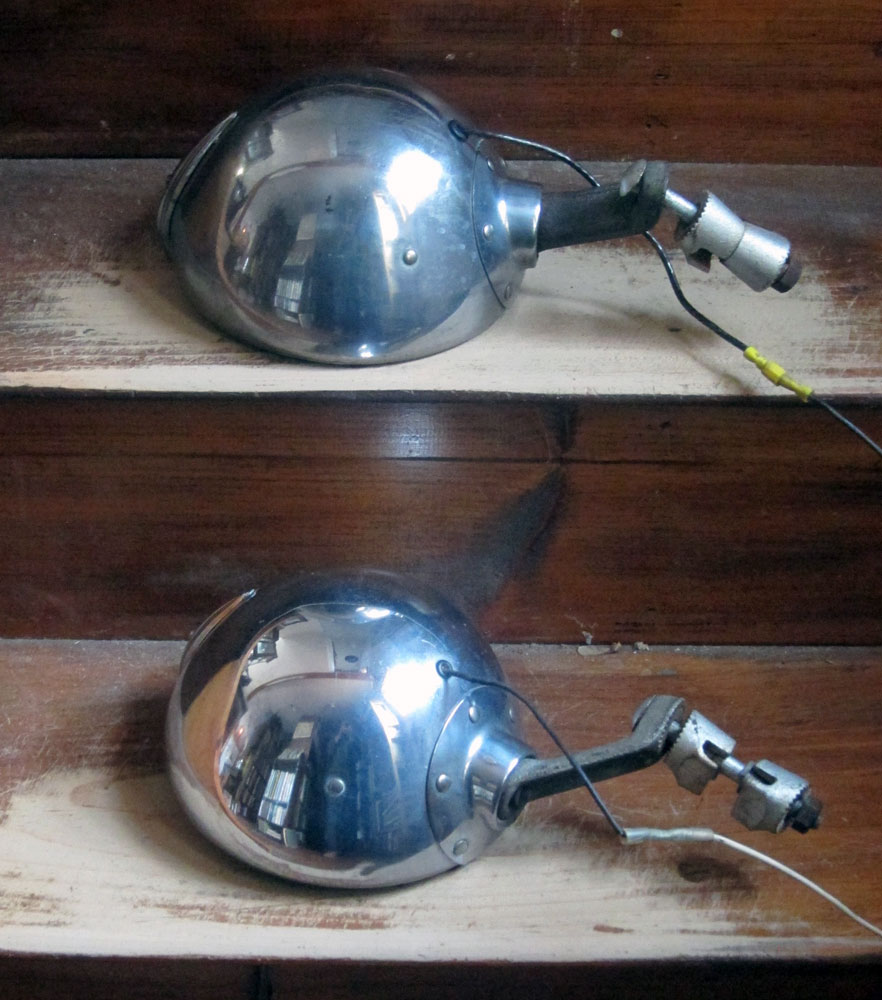 PAIR 1930s TRIPPE SAFETY LIGHTS “SPEEDLIGHT” – 8 1/2 Inch Diameter ...